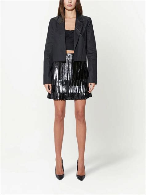 Rta Blazer Ajustado Con Botones Negro Farfetch Mx