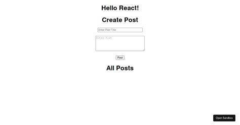 React Redux Crud App Codesandbox