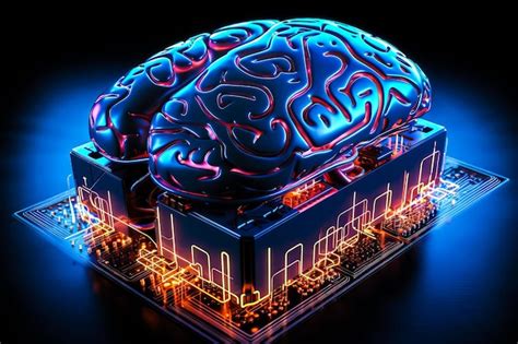 Premium Ai Image Ai Chipset With Human Brain On Computer Circuit Board Artificial Intelligence