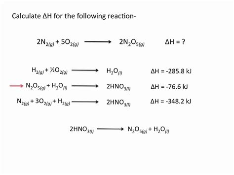 Calculate The Enthalpy Of Reaction For The Following Reaction