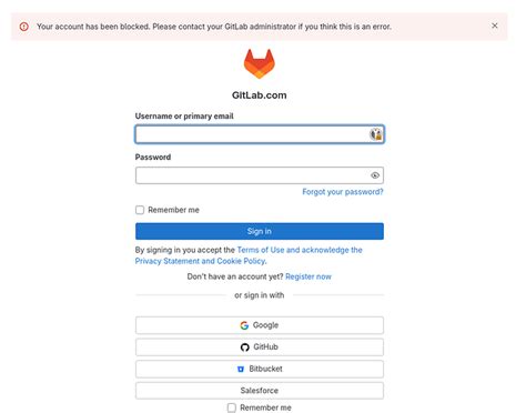 My Account Has Been Blocked After I Create Merge Request To Gitlab Charts Repo General