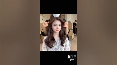 긴머리 웨이브펌 구르프 마는 사이드뱅 펌 🤍사이드뱅앞머리 사이드뱅 긴머리웨이브 빌드펌 엘리자벳펌 Youtube