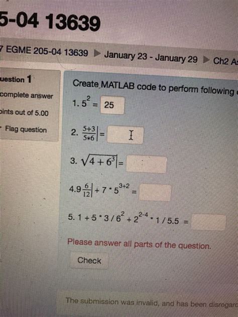 Solved Create Matlab Code To Perform Following 52 5