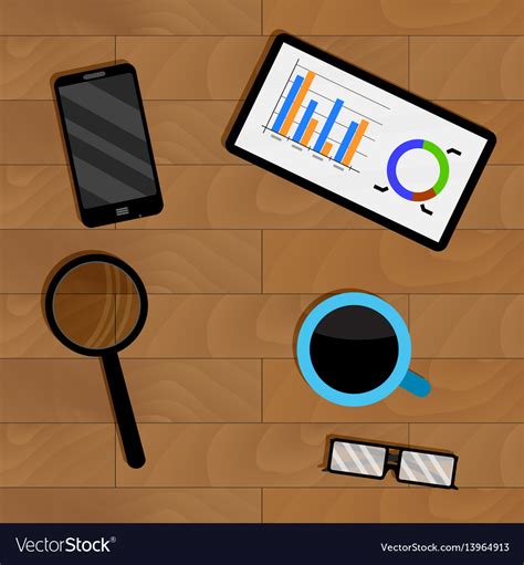 Verification And Analysis Of Data Royalty Free Vector Image
