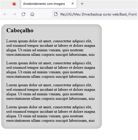 github heberoffice21 praticando as linguagens html css3 parte4 11arredondamento com imagens