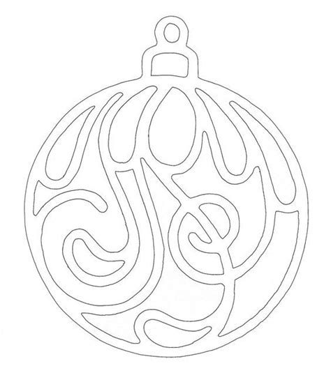 Елочные игрушки Рождественская бумага Трафареты Поделки