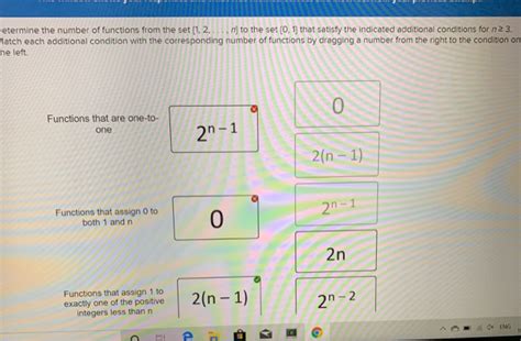 solved etermine the number of functions from the set 1