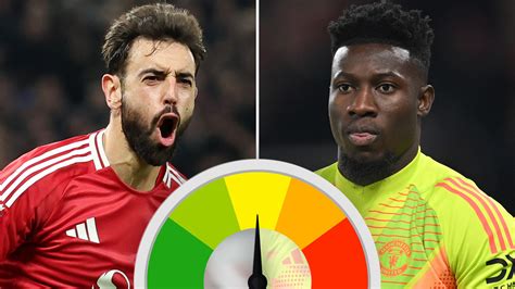 L évaluation de Man Utd Bruno Fernandes marque un but mais André Onana n est pas à son aise