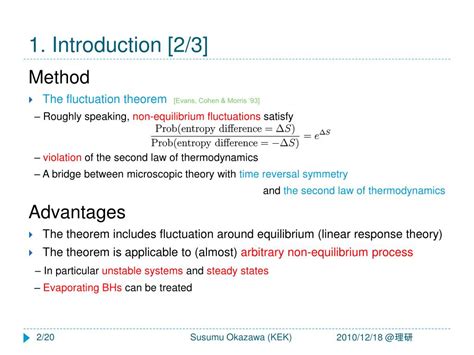 Ppt Black Holes And The Fluctuation Theorem Powerpoint Presentation Free Download Id2184003