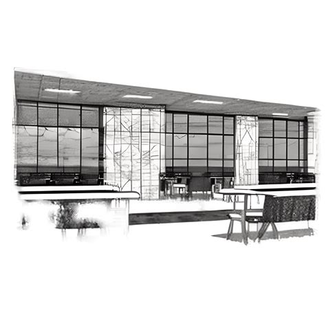 Sketch Of Classroom Interior · Creative Fabrica