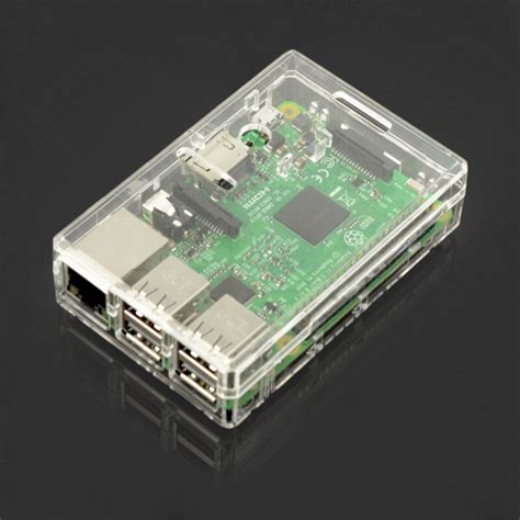 Case Raspberry Pi Model B B B Transparent Botland Robotic Shop
