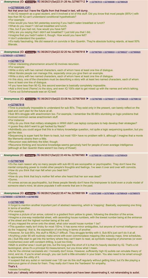 Anon Researches IQ The Breakfast Question Know Your Meme