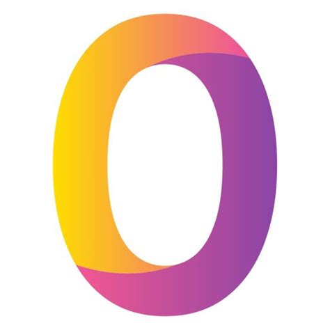 Numbers Gradient Png Design