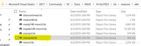 vs2017 error lnk1104 无法打开文件“msvcprtd lib” csdn博客