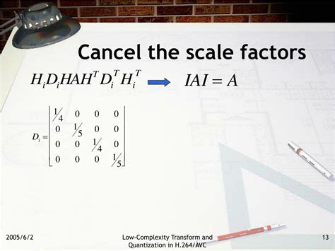 Ppt Low Complexity Transform And Quantization In H264avc Powerpoint Presentation Id583209