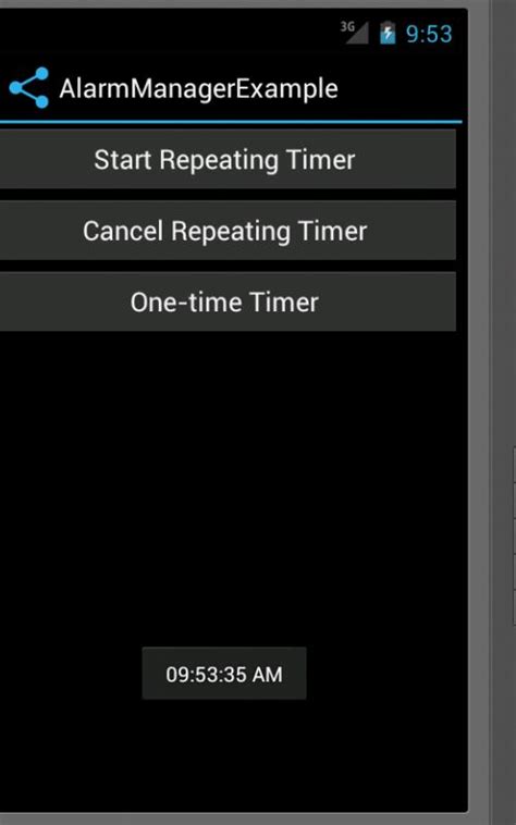 Android Alarm Manager Example Stack Overflow
