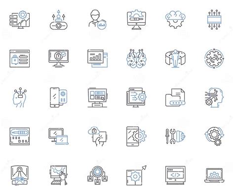 Speaking Articulation Line Icons Collection Diction Pronunciation Enunciation Articulate