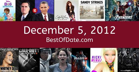 December 5 2012 Facts Nostalgia And News