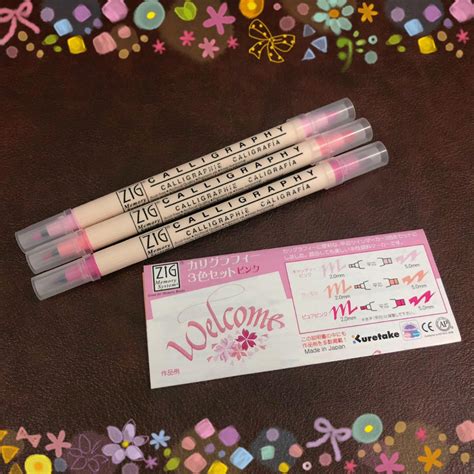เซตปากกา Kuretake ZIG Memory System Calligraphy Pen รวม 3 สในเซต หว