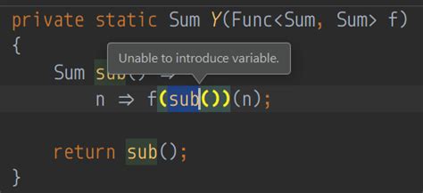 deriving the y combinator in c part 4 non recursive y combinator