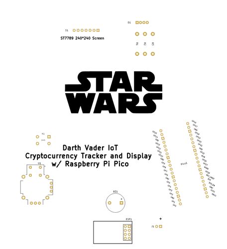 Darth Vader Iot Cryptocurrency Tracker And Display W Raspberry Pi Pico Share Project Pcbway