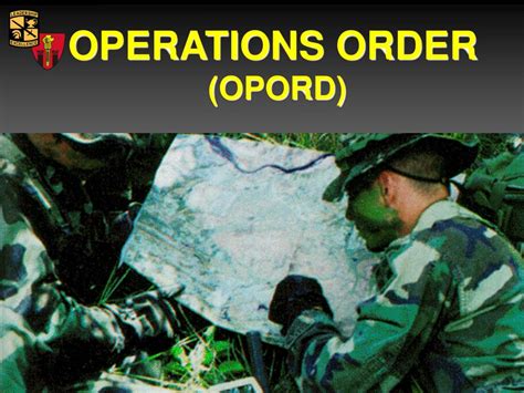 Operations Orders