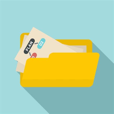 Premium Vector File Folder Management Icon Flat Illustration Of File Folder Management Vector
