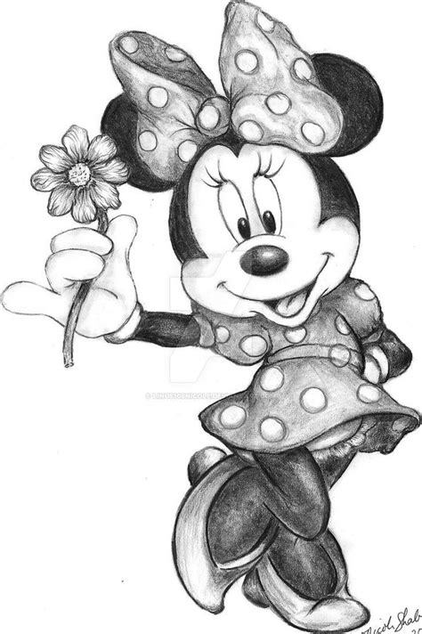 Minnie Mouse Pencil Drawing At Explore Collection Minnie Mouse Pencil Drawing At Explore Collection
