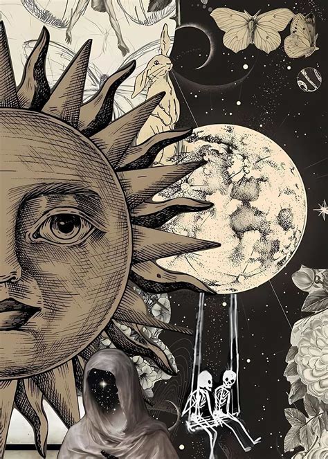 Sun And Moon And Earth Earth And Fire Art Earth And Moon Aesthetic