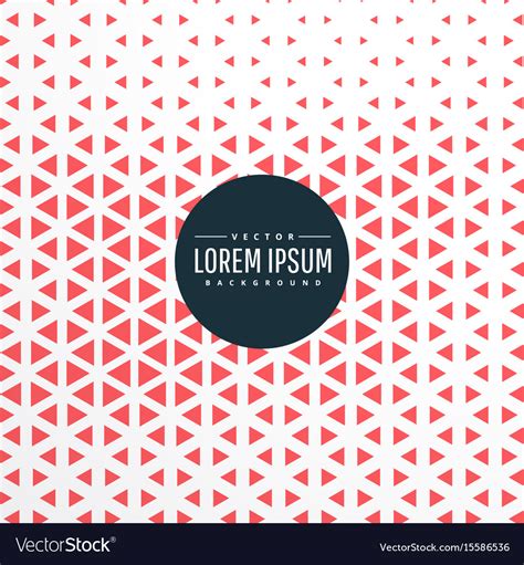 Abstract Red Triangle Pattern Background Vector Image