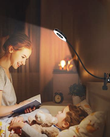 Exsight Book Light Rechargeable Neck Reading Light For Night Use 3