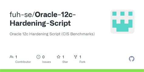 Github Fuh Seoracle 12c Hardening Script Oracle 12c Hardening