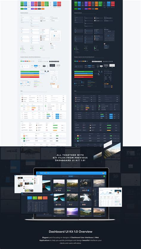 Dashboard Ui Kit 2017 Full Preview Jan Losert Store