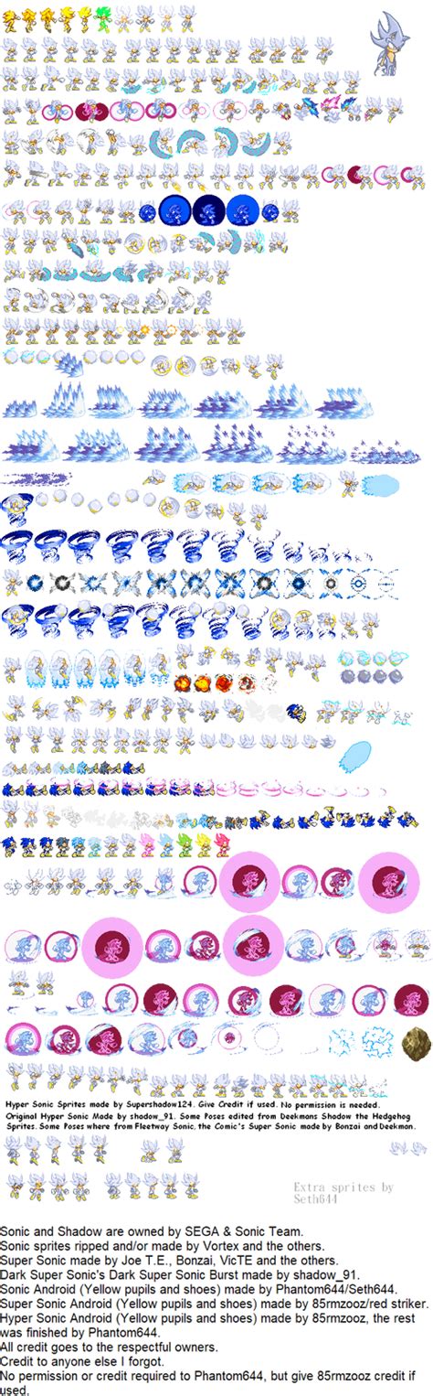 Hyper Sonic Android Sprites Sheet By Therealseth644 On Deviantart Hyper Sonic Android Sprites Sheet By Therealseth644 On Deviantart