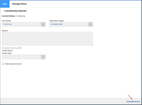How To Change A Candidates Status PeopleScout