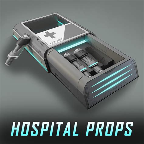 Artstation Sci Fi Medkit Props