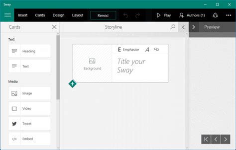 How To Create Your First Microsoft Sway