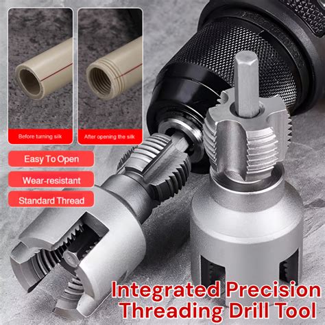 Integrated Internal External Pipe Threading Toolportable 46 Points