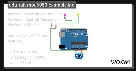Adafruit Mpu6050 O Wokwi Esp32 Stm32 Arduino Simulator