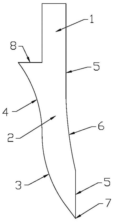 一种用于铝棒剪切机的剪刀片的制作方法
