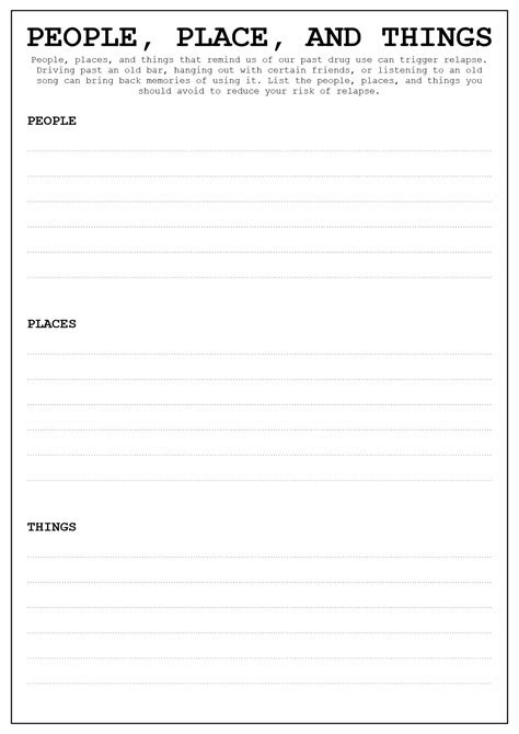 8 Drug Addiction Worksheets Printable Free Pdf At