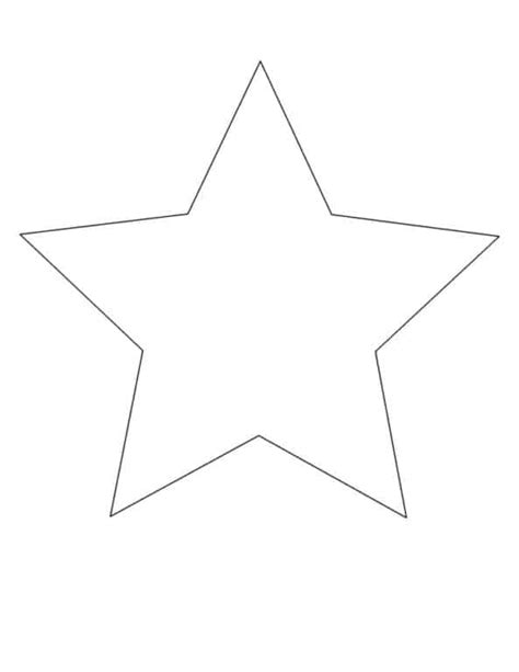 Large Star Template Printable Printable Free Templates
