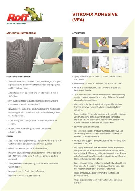 To3 And T04 Roff Vitrofix Adhesive 20 Kg Bag At Best Price In Ahmednagar Id 26120238297