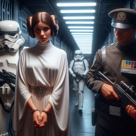 Leia Prisoner By Cyberimager On Deviantart