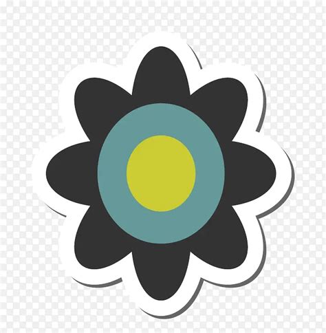 手绘扁平化小花素材PNG图片素材下载 图片编号yvddjegy 免抠素材网