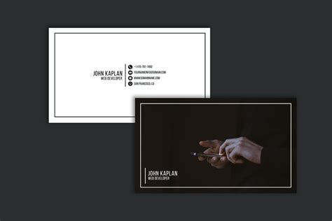 15 Free Web Developer Business Card Template Graphic Cloud