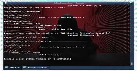 Token Breaker Json Rsa To Hmac And None Algorithm Vulnerability Poc