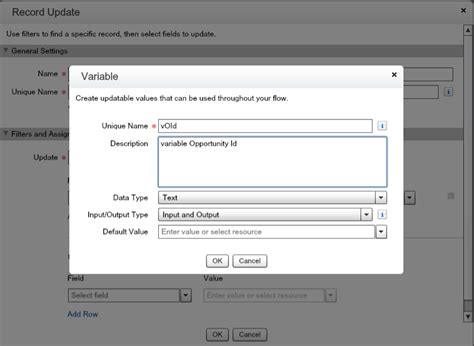 Update A Record Through A Button And Salesforce Flow Developing Flow