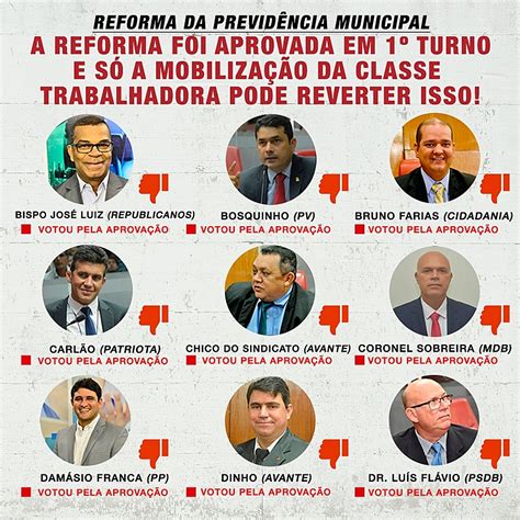 Reforma Da Previdência De João Pessoa é Aprovada Em 1° Política