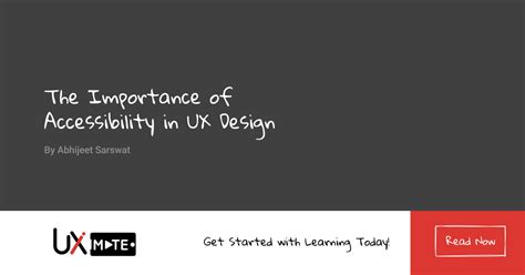 The Importance Of Accessibility In Ux Design Ux Mate